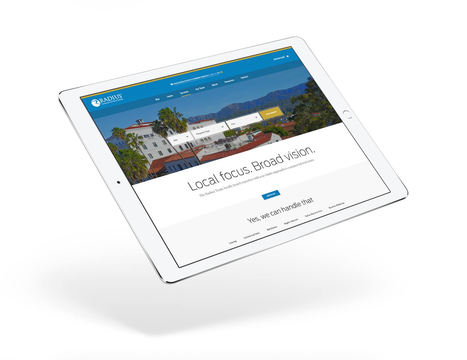 Radius' New Website Released | Radius Commercial Real Estate